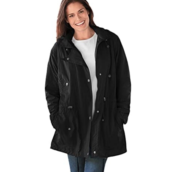 Woman Within | Jackets & Coats | New Woman Within Fleece Lined Taslon ...